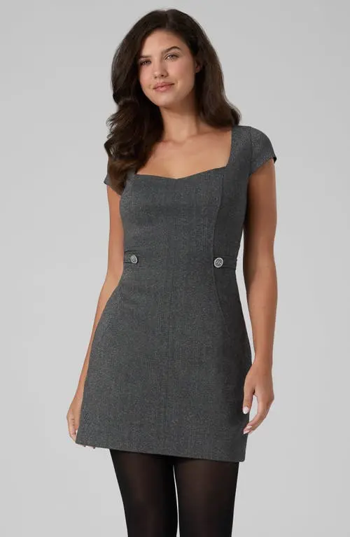 Guess Bertha Sweetheart Neck Minidress