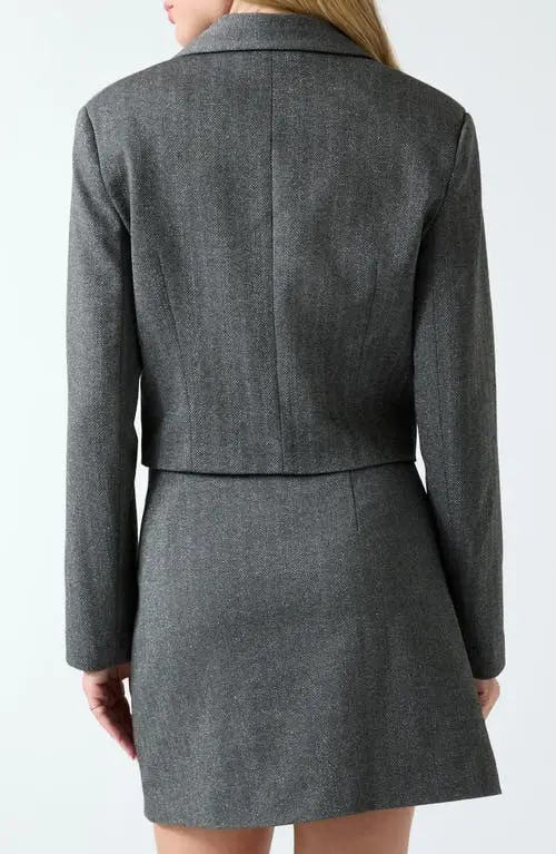 Guess Bertha Crop Double Breasted Blazer