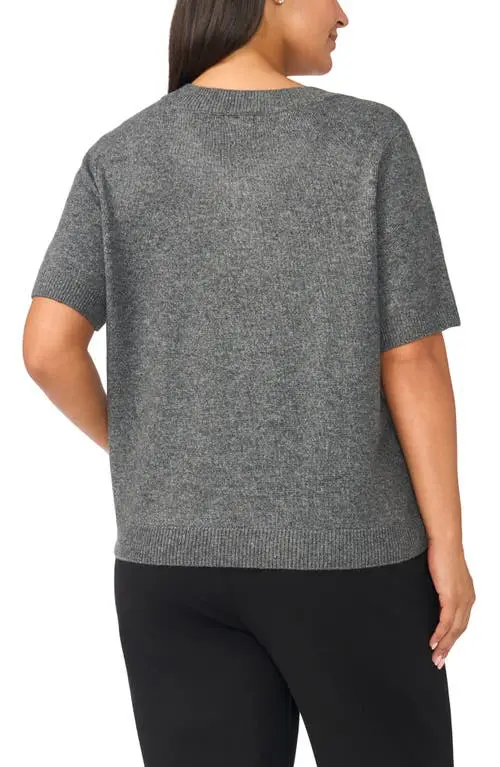 Halogen V-neck Short Sleeve Sweater