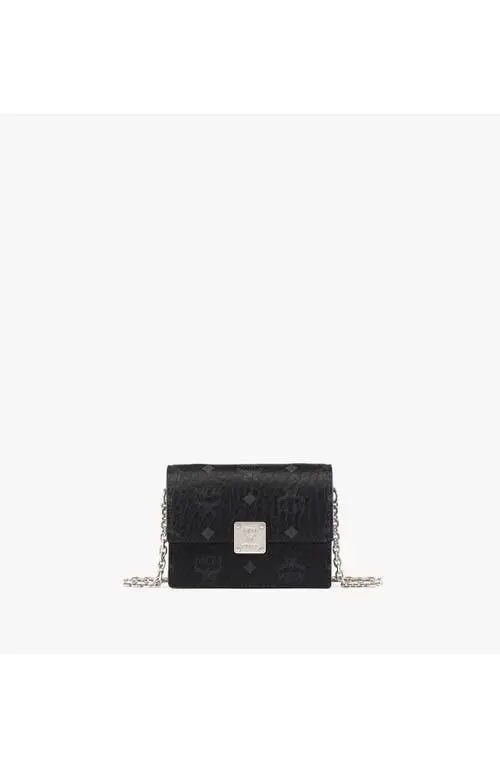 Mcm Aren Chain Wallet In Visetos