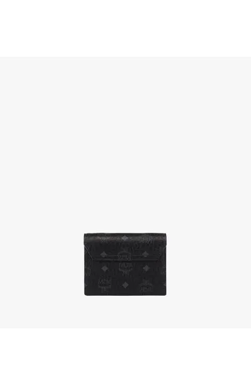 Mcm Aren Chain Wallet In Visetos