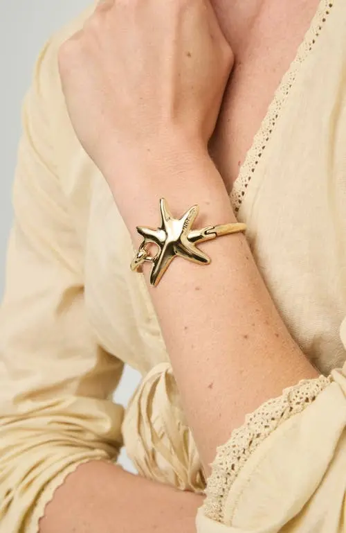 UNODE50 Tone Rigid Star Bangle Bracelet