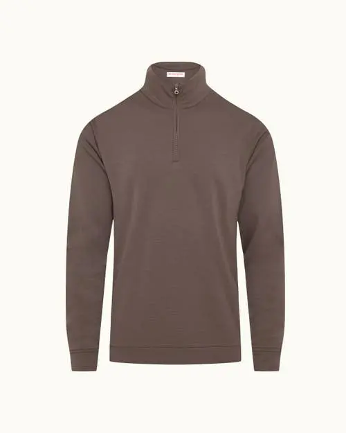 Orlebar Brown Isar Merino - Morel Brown
