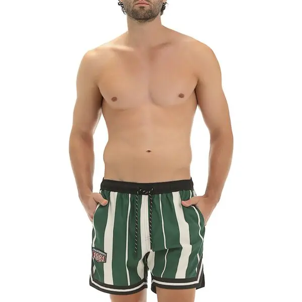 Agua Bendita Dan Varsity Swim Trunks
