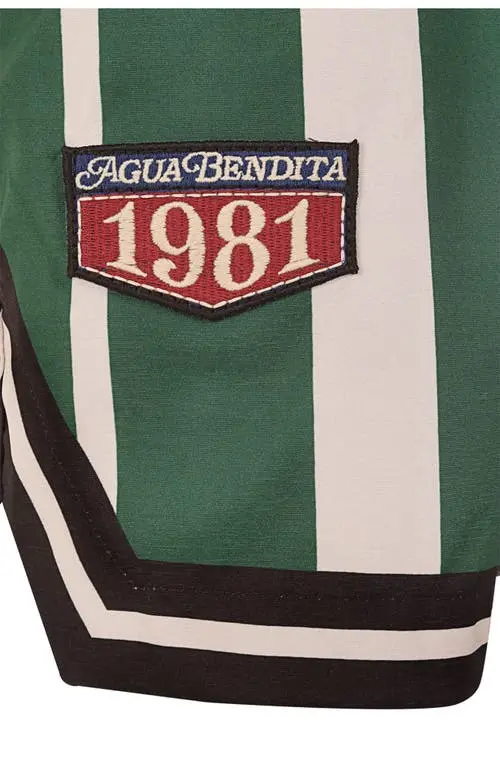 Agua Bendita Dan Varsity Swim Trunks