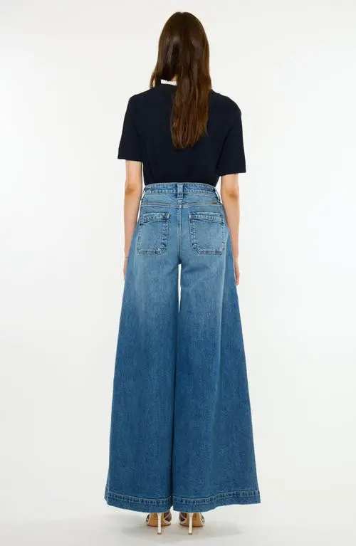 KANCAN Madelyn High Rise Endless Wide Flare Jeans