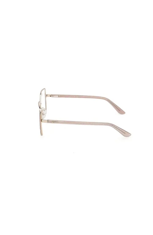 MARCIANO Geometric Metal Eyeglasses
