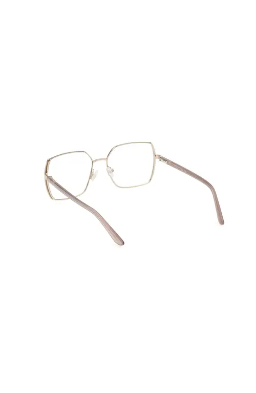 MARCIANO Geometric Metal Eyeglasses