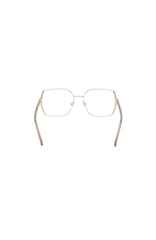 MARCIANO Geometric Metal Eyeglasses