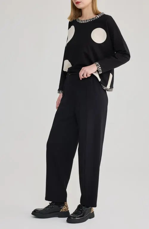 LUUKAA Maja O-shape Cotton Jersey Pants