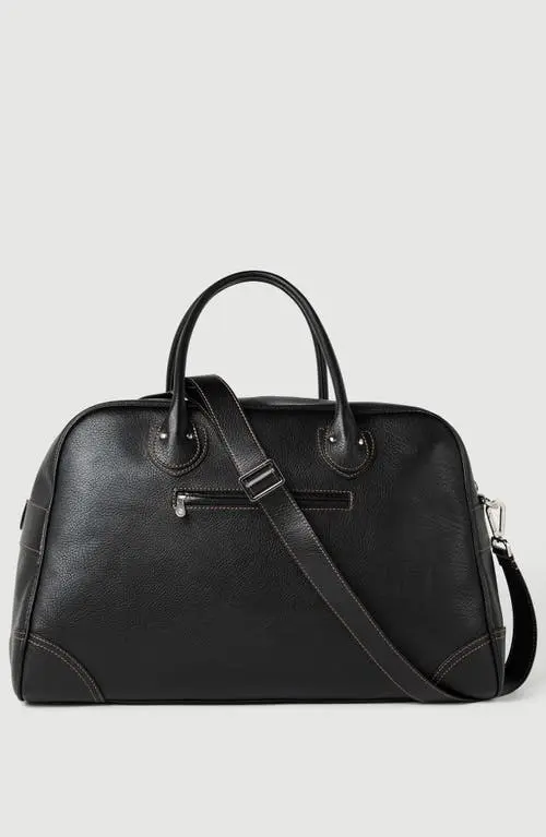 Brunello Cucinelli Grained Calfskin Weekender Bag