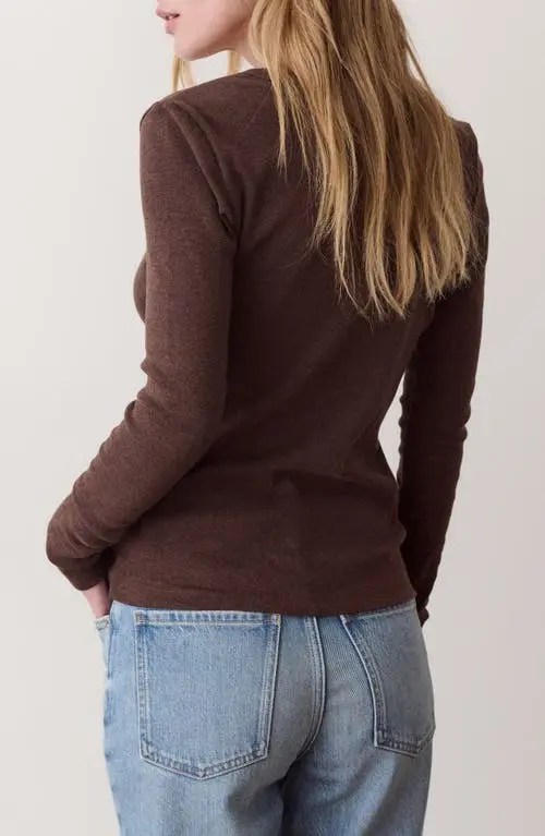 Marine Layer Mini Rib Cotton Henley