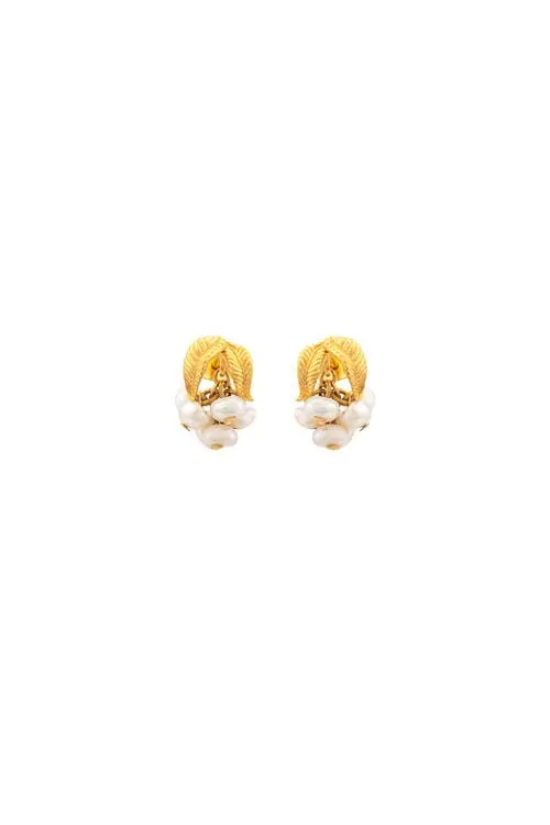 PERACAS Lea Pearl Grape Earrings