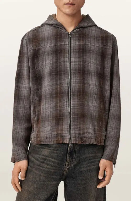 ALLSAINTS Santo Hooded Shirt Jacket