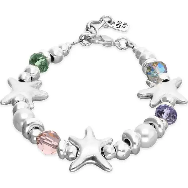 UNODE50 Tone Multicolor Faceted Crystal Bracelet