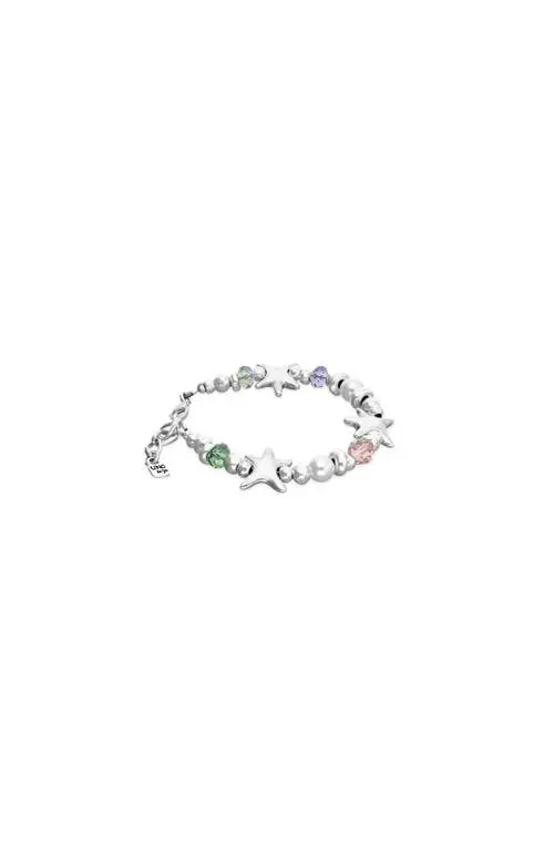 UNODE50 Tone Multicolor Faceted Crystal Bracelet