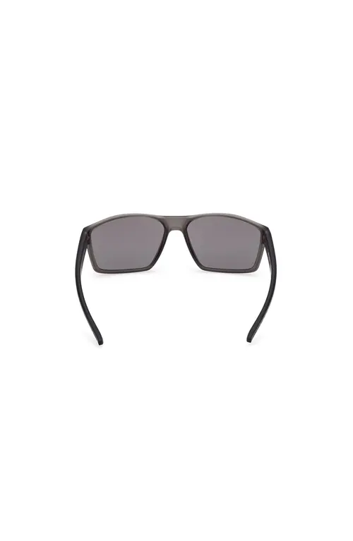 HARLEY-DAVIDSON Vented Temple Rectangular Sport Sunglasses - Grey/smoke Mirror