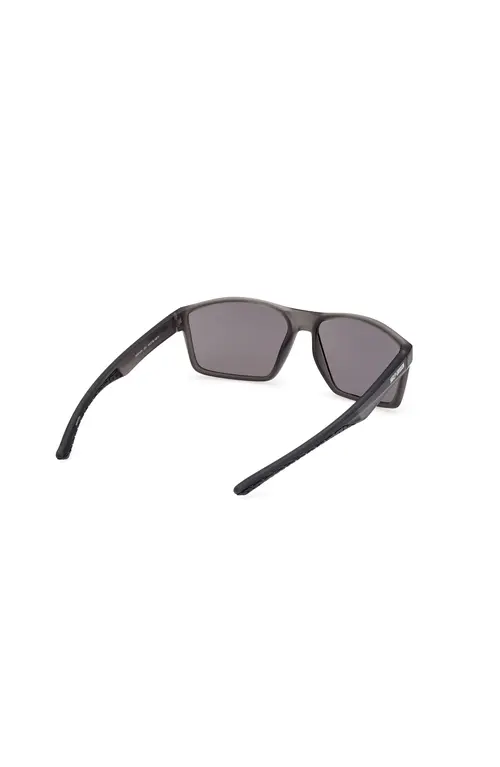 HARLEY-DAVIDSON Vented Temple Rectangular Sport Sunglasses - Grey/smoke Mirror