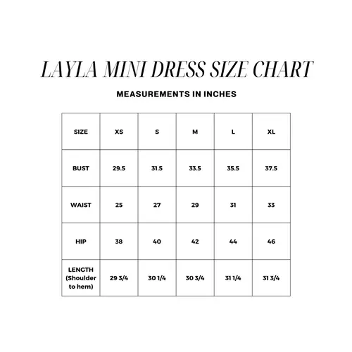 UNTAMED PETALS Layla Mini Dress