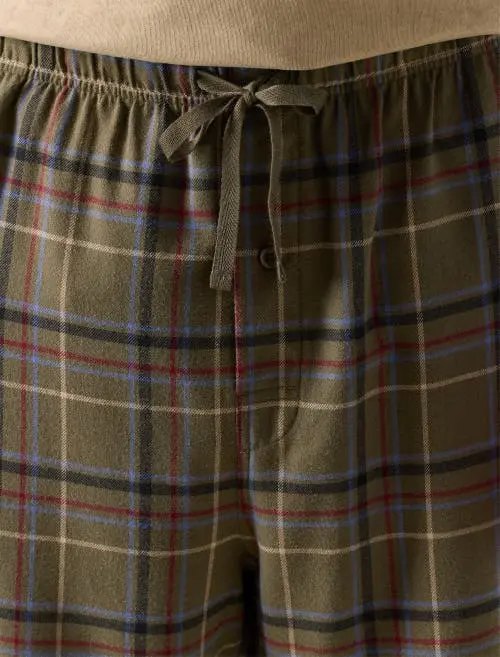 HARBOR BAY BY DXL Big & Tall Plaid Flannel Lounge Pants