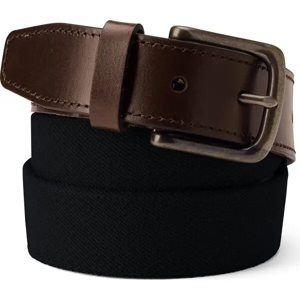 LANDS' END Elastic Surcingle Belt