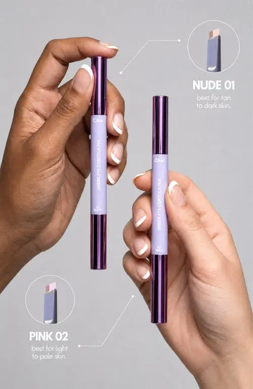 CHAR COSMETICS Duo Under-eye Pens 1 Pink And 1 Nude