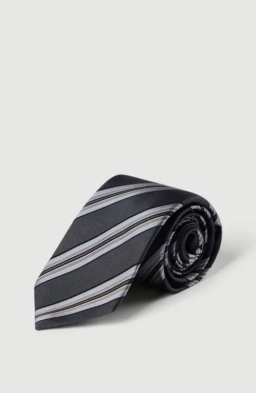 Brunello Cucinelli Textured Striped Silk Tie