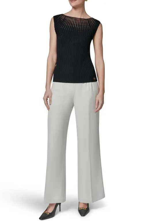 Donna Karan New York Ribbed Sleeveless Sweater