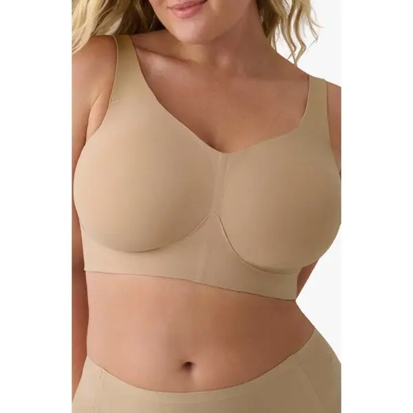 EVELYN & BOBBIE Busty Wireless Bra - Sand