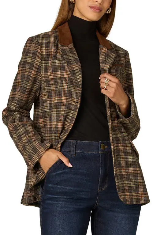 Wit & Wisdom Houndstooth Plaid Jacket