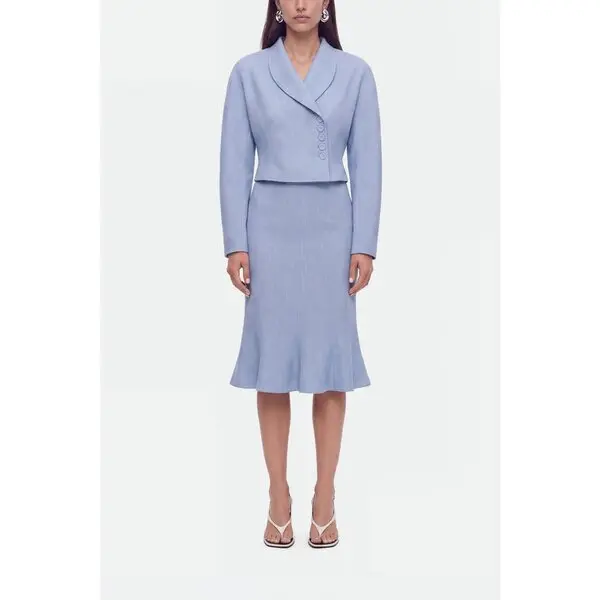 NOCTURNE Fishtail Midi Skirt