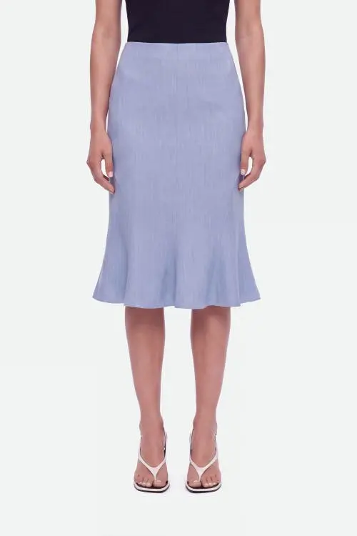 NOCTURNE Fishtail Midi Skirt