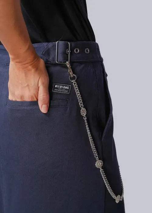 WILDFANG Essential Denim Utility Wrap Skirt