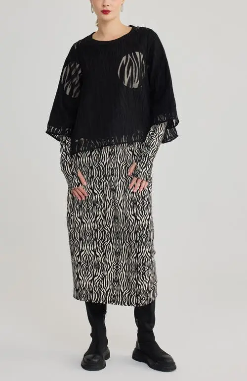 LUUKAA Ida Jacquard Top