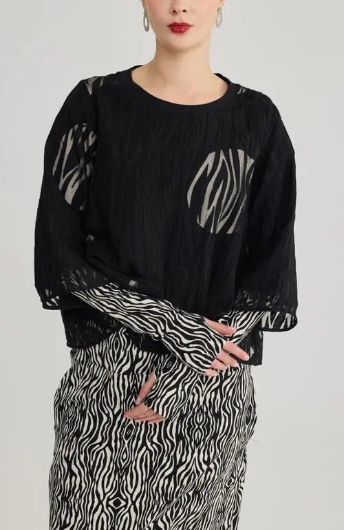 LUUKAA Ida Jacquard Top