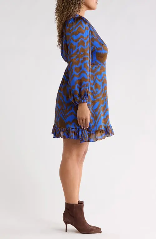 SUGARLIPS Krista Abstract Minidress