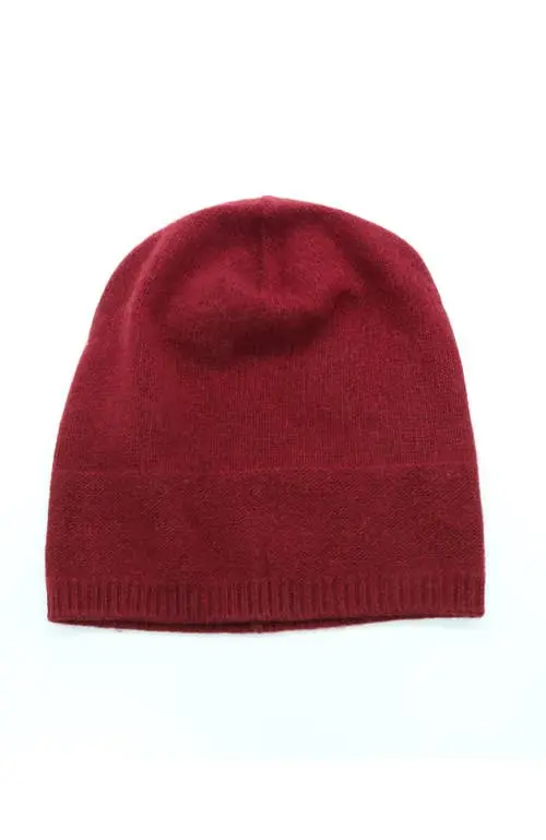 Portolano Cashmere Slouchy Hat - Rum