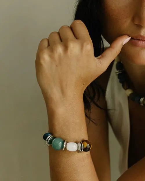 BY LILLA Bracelet Hairties - Moss