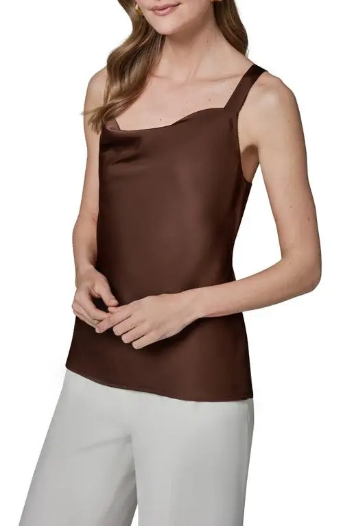 Donna Karan New York Cowl Neck Satin Camisole