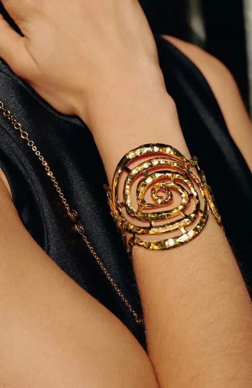 RETRO CHIC Mono Spiral Cuff