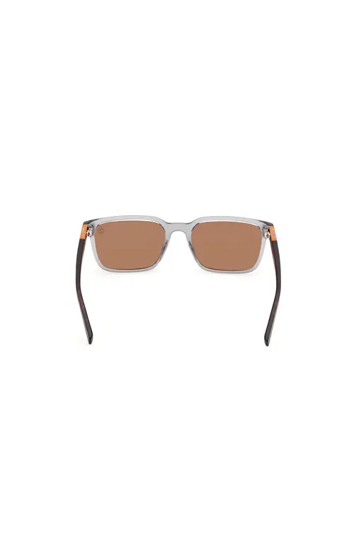 Timberland Classic Rectangular Polarized Sunglasses - Grey/brown