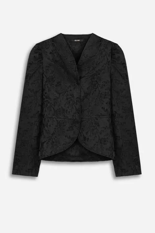NOCTURNE Balloon Sleeve Wrap Jacket
