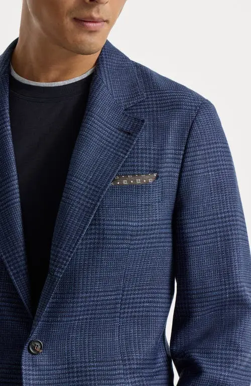 Brunello Cucinelli Silk Patterned Pocket Square - Hazelnut