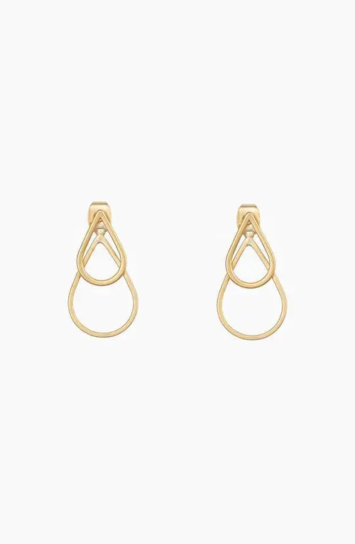 BEARFRUIT JEWELRY Tabitha Earring Jackets Vintage Layered Statement - Gold