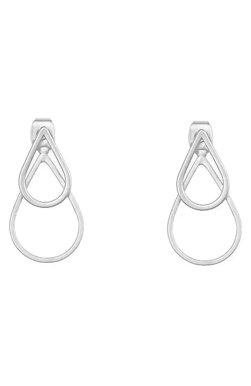 BEARFRUIT JEWELRY Tabitha Earring Jackets Vintage Layered Statement - Silver