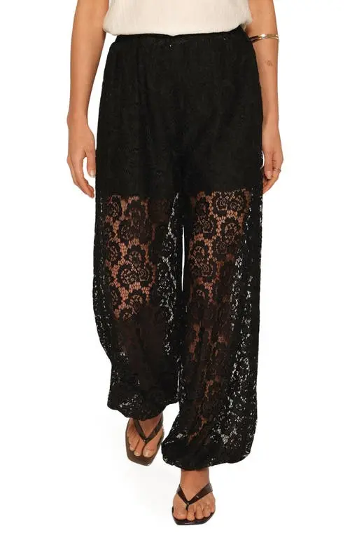 PETAL & PUP Chloe High Waist Balloon Lace Pants
