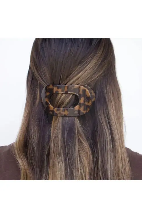 TELETIES Flat Round Hair Clip
