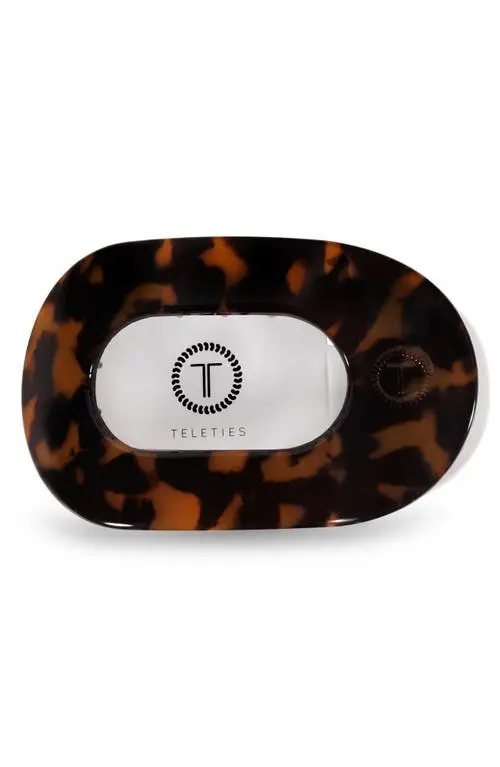 TELETIES Flat Round Hair Clip