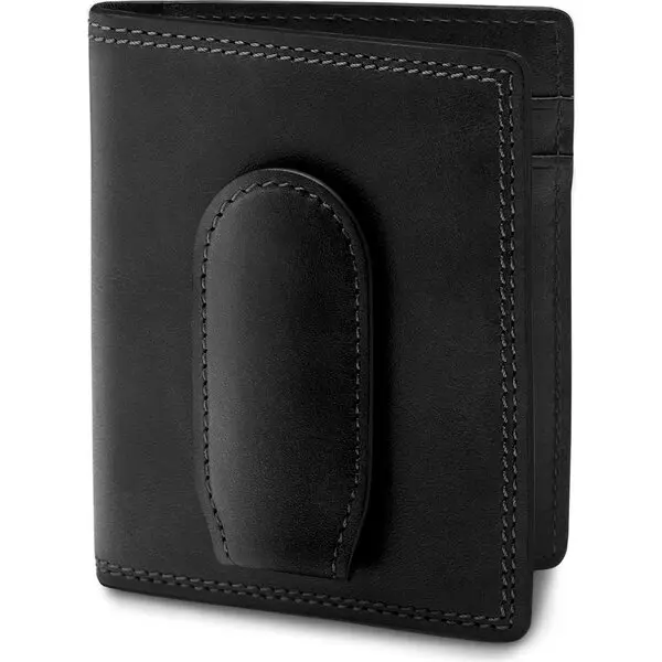 Bosca Deluxe Leather Front Pocket Wallet