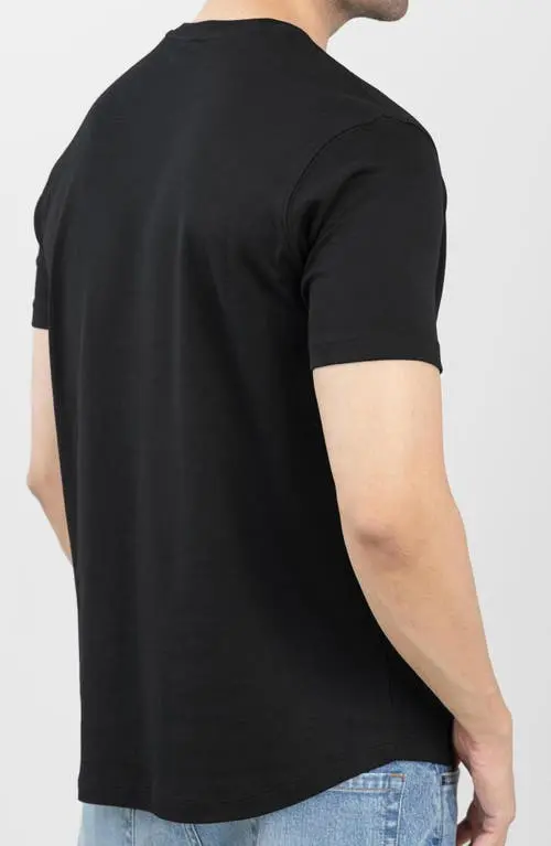 BRISK Pima Cotton Crew T-shirt - Black